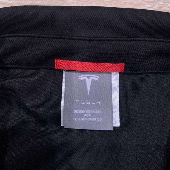 Tesla | Tops | Tesla Size Smallmedium Womens Short Sleeve Polo Shirt In ...